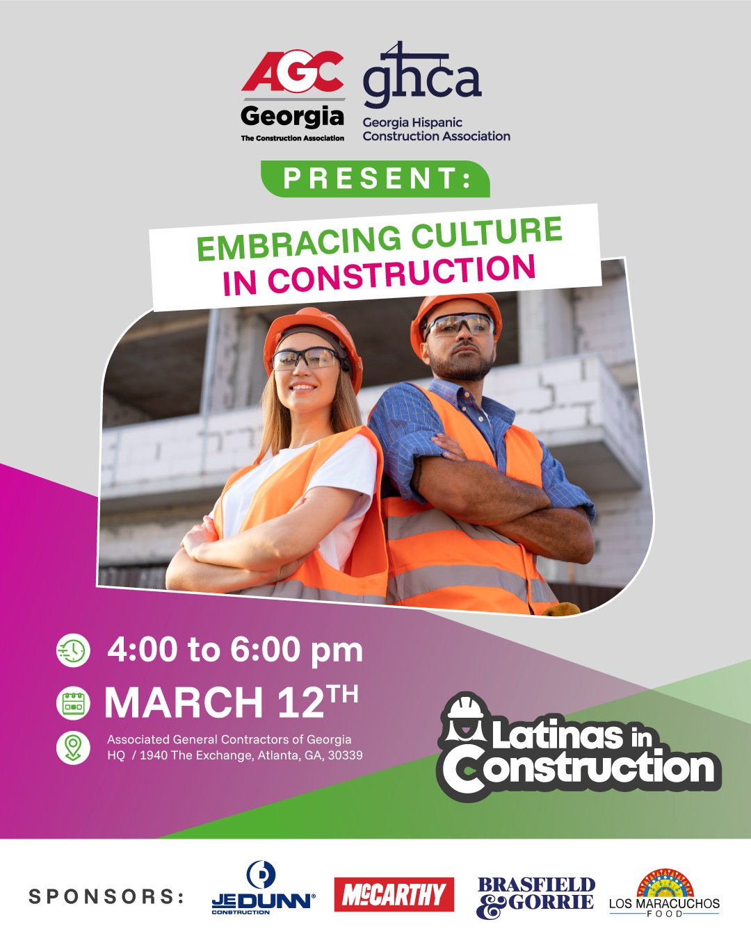 Display event - AGC Georgia & GHCA - Embrace Culture in Construction
